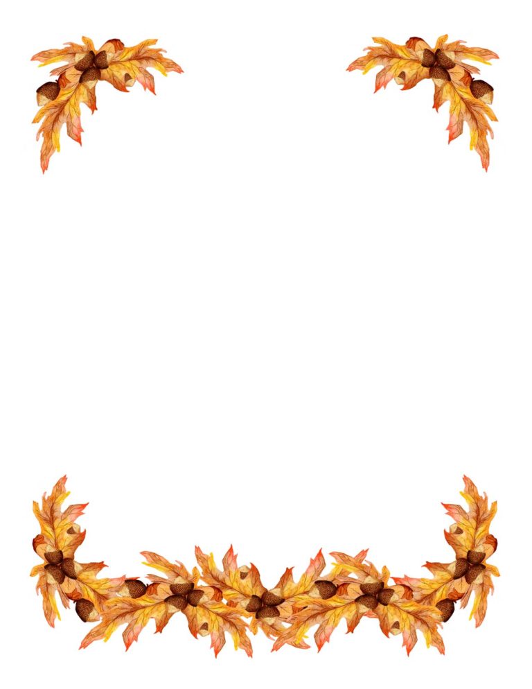 Fall border autumn borders clipart 5 - WikiClipArt