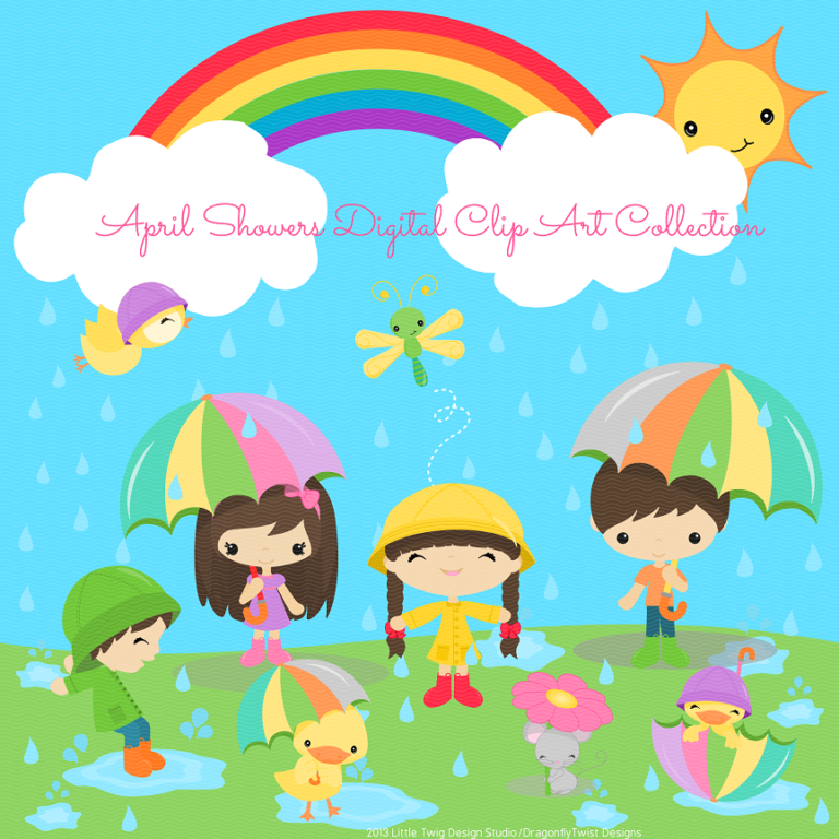 April Showers Clipart 4 - WikiClipArt