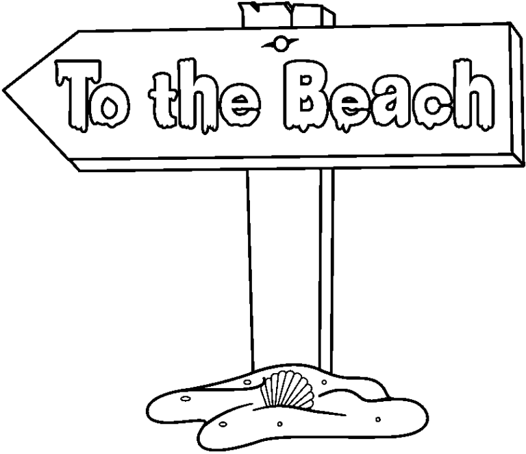 Beach black and white beach clip art black and white 5 - WikiClipArt