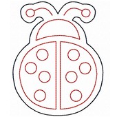 Photos of ladybug outline template free clip art 3 - WikiClipArt