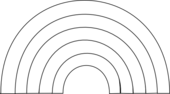 Rainbow black and white cartoon black and white rainbow clipart free to ...