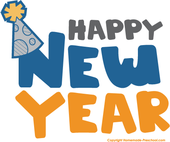 Happy new year animated emoticons for facebook whatsapp clip art 2 ...