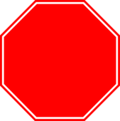 Blank stop sign clip art clipart - WikiClipArt
