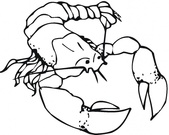 Lobster outline outline of lobster clipart 4 - WikiClipArt