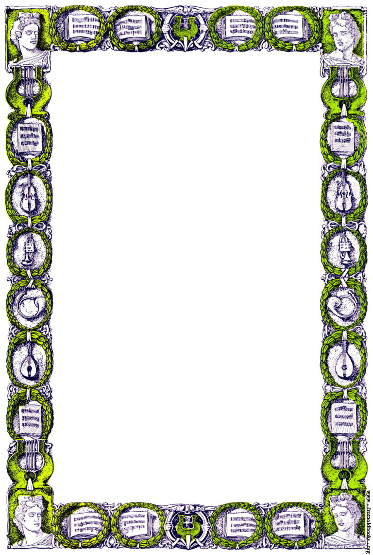 Musical borders musical border - WikiClipArt
