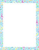 Musical borders printable music notes border free pdf and - WikiClipArt