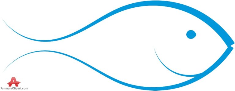 Smiling fish outline logo design free clipart download - WikiClipArt