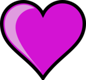 Purple heart clip art at vector clip art 3 - WikiClipArt