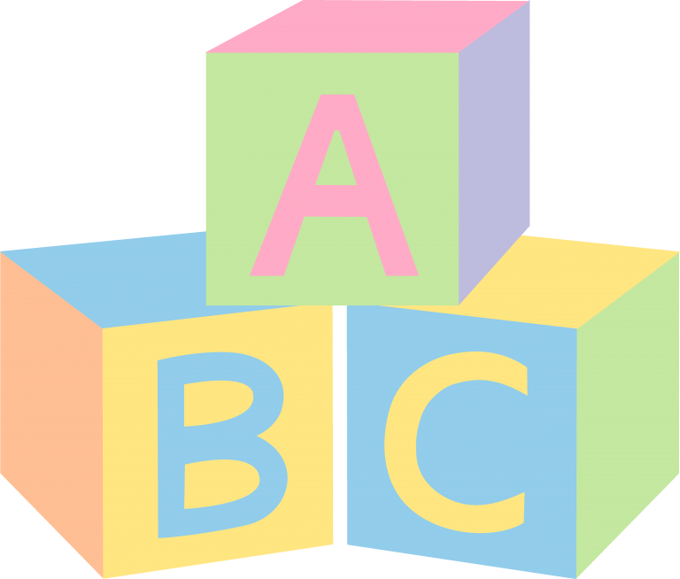 Abc blocks pastel abc baby blocks free clip art - WikiClipArt