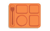 Cafeteria lunch tray clipart - WikiClipArt